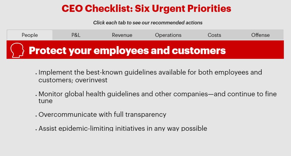 A CEO Plan for Coronavirus: Actions to Take Now | Secured Finance Network